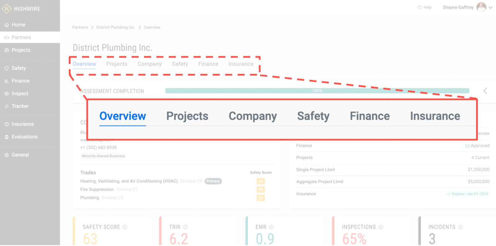 How do I view a contractor's profile? – Highwire Help Center