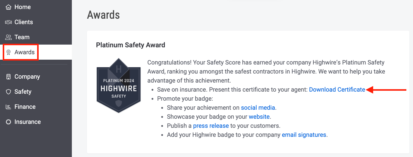 What are Highwire's Gold and Platinum awards? – Highwire Help Center